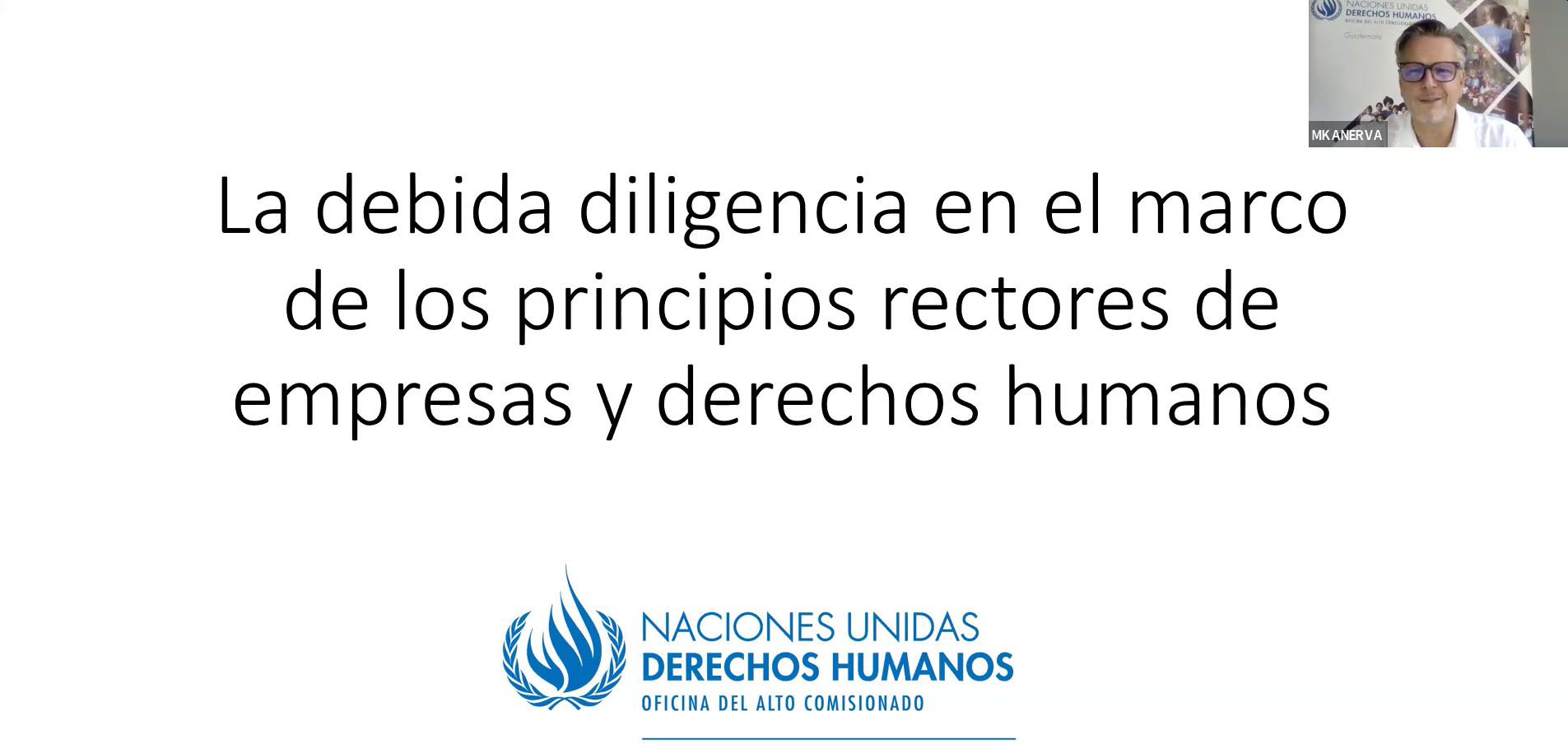 PRESENTACIÓN DEBIDA DILIGENCIA Y DERECHOS HUMANOS